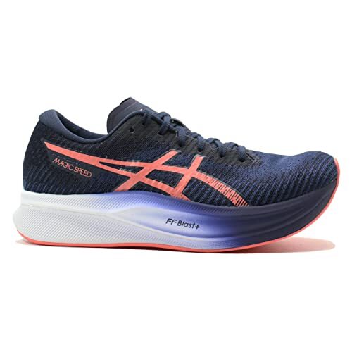 ASICS Women's Running shoes MAGIC SPEED 2 1012B Indigo Blue/Papaya 24cm ...