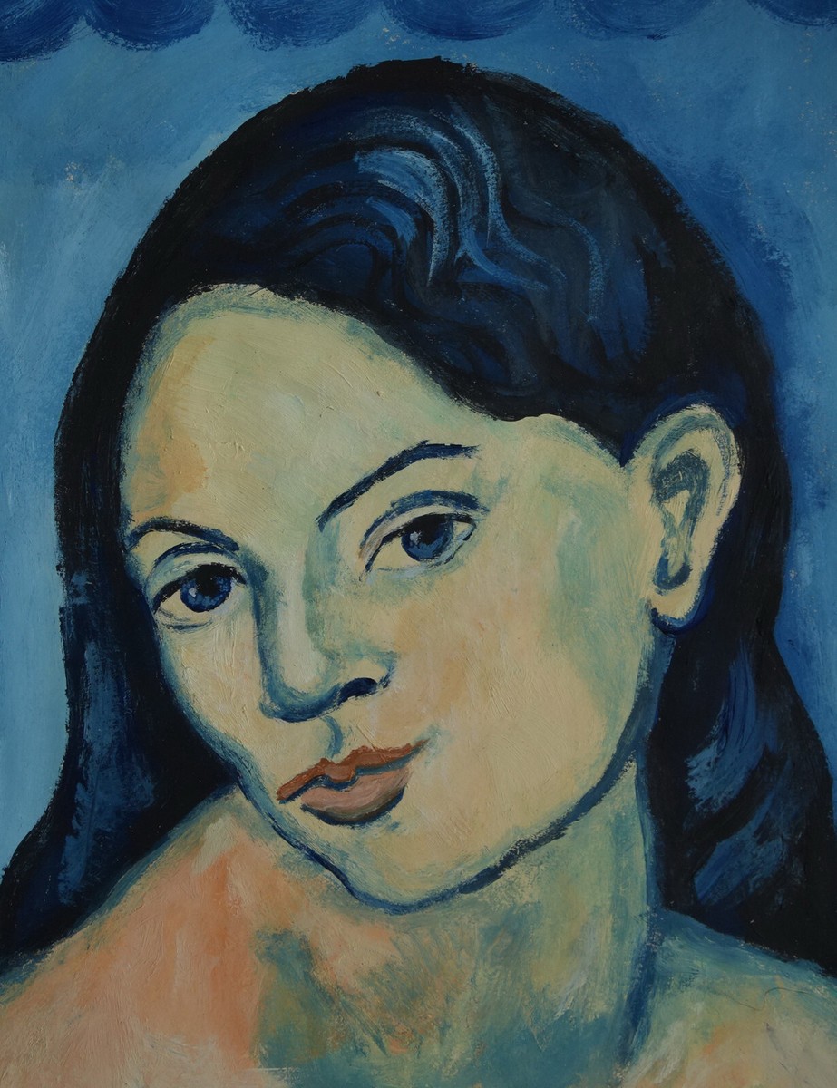 Pablo Picasso Blue Period Self Portrait