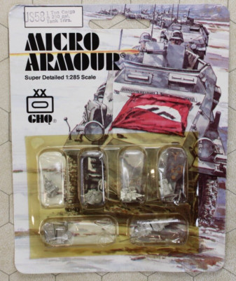 US58 GHQ WWII Micro Armour 6mm 1/285 scale 1Ton Cargo & 250 gal ...