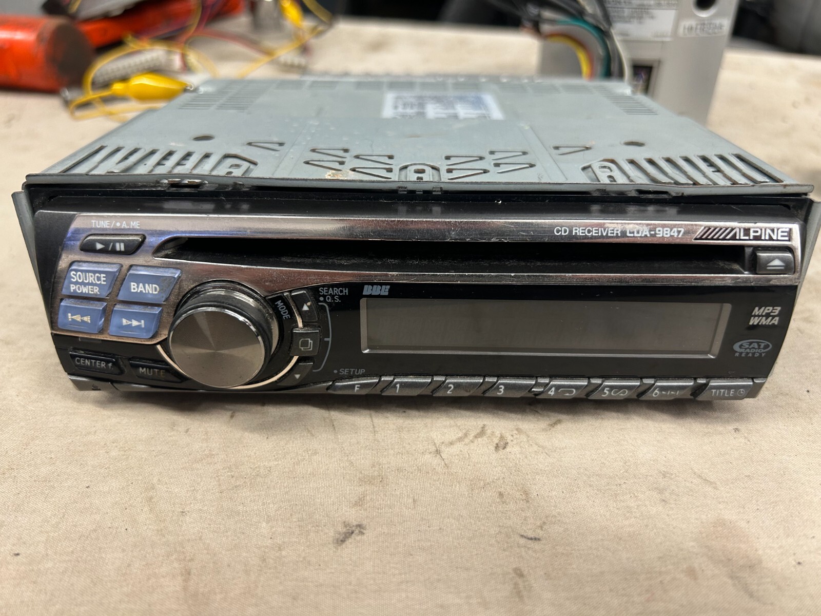 Alpine Deck Radio Head Unit Receiver CDA-9847 Used W Wiring | eBay