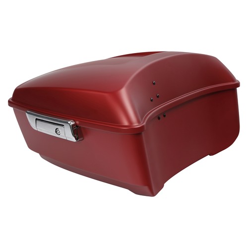 King Trunk Fit For Harley Road Street Glide 2014-2024 2021 Wicked Red ...