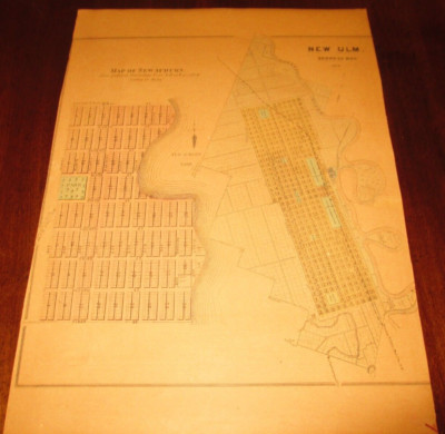MAP OF NEW ULM , BROWN COUNTY MINNESOTA | eBay