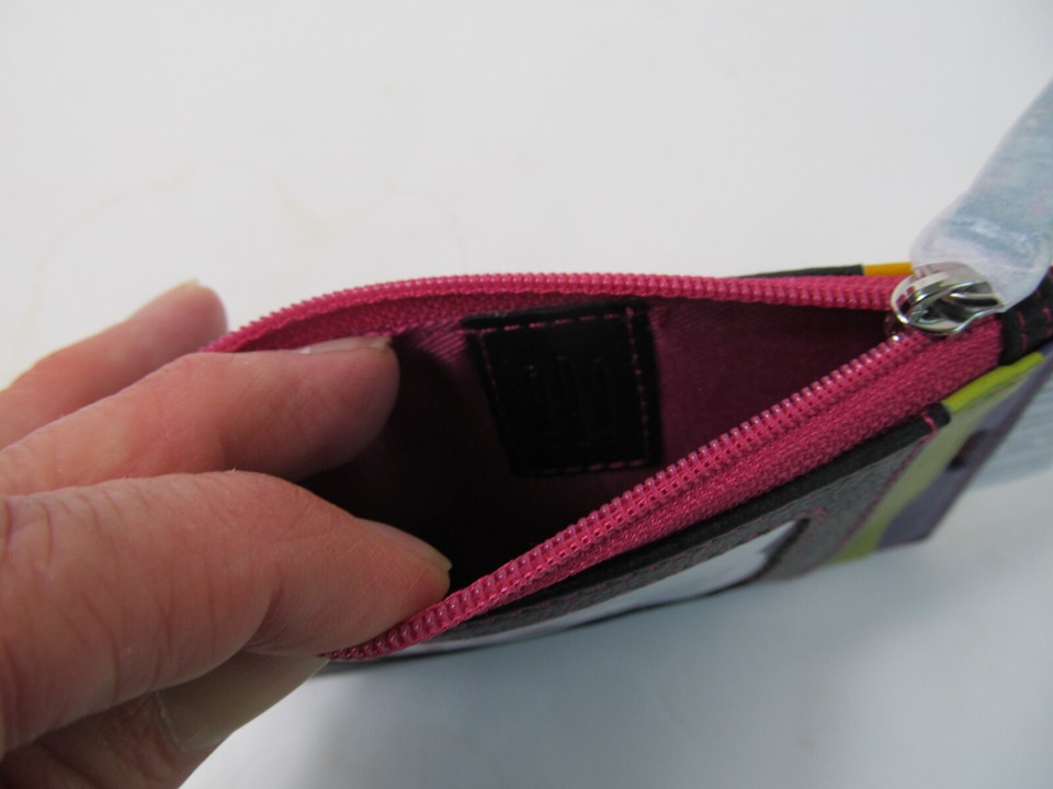 Debit Credit Card Holder Wallet Insert RFID Blocking W/ Zipper Pocket ...