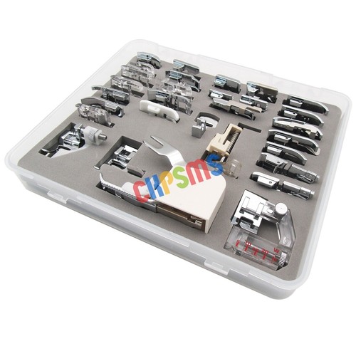 30PCS Presser Feet with Plastic Storage Box For Singer,Brother,Janome ...