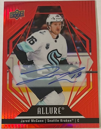 2022-23 Upper Deck Allure - Jared McCann #20 Red Rainbow Autographs (AU ...