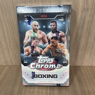 2024 Topps Chrome Boxing Trading Cards Hobby Box - 12 Packs - 2 ...
