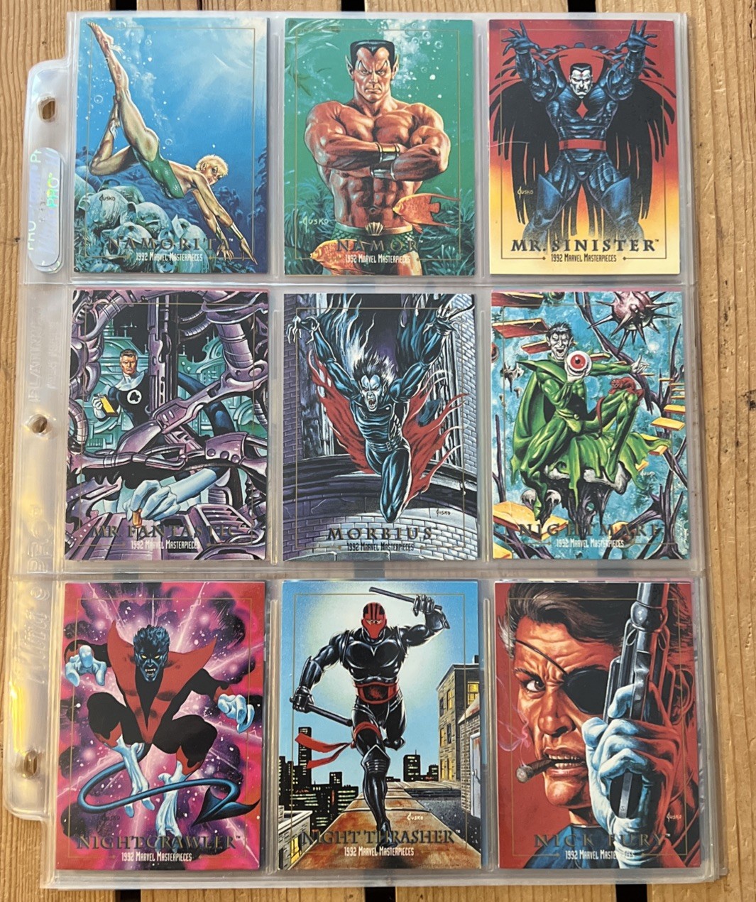 1992 Marvel Masterpieces - Complete Base Set | eBay