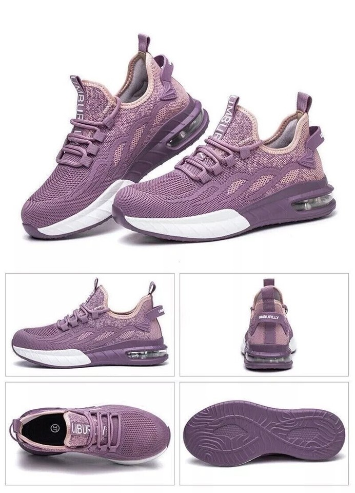 UK Women Ladies Lightweight Safety Shoes Steel Toe Cap Work Trainers ...