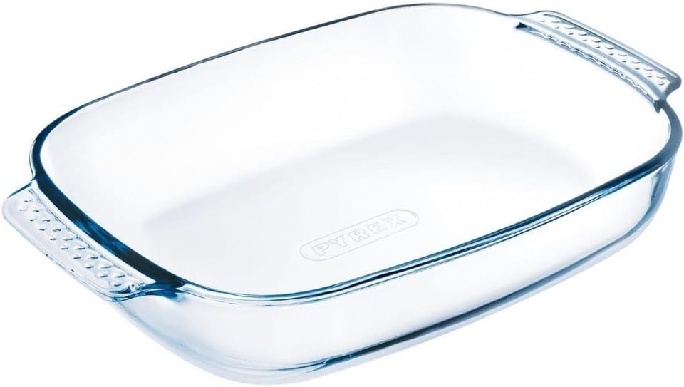 Pyrex Roaster 35 x 23cm 2.6L Glass Dish Baking Roasting Bake Classic ...