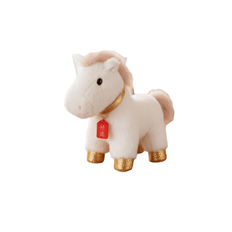 Soft Lucky Pony Plush Toys Cartoon Horse Plush Doll Zodiac Pony ...