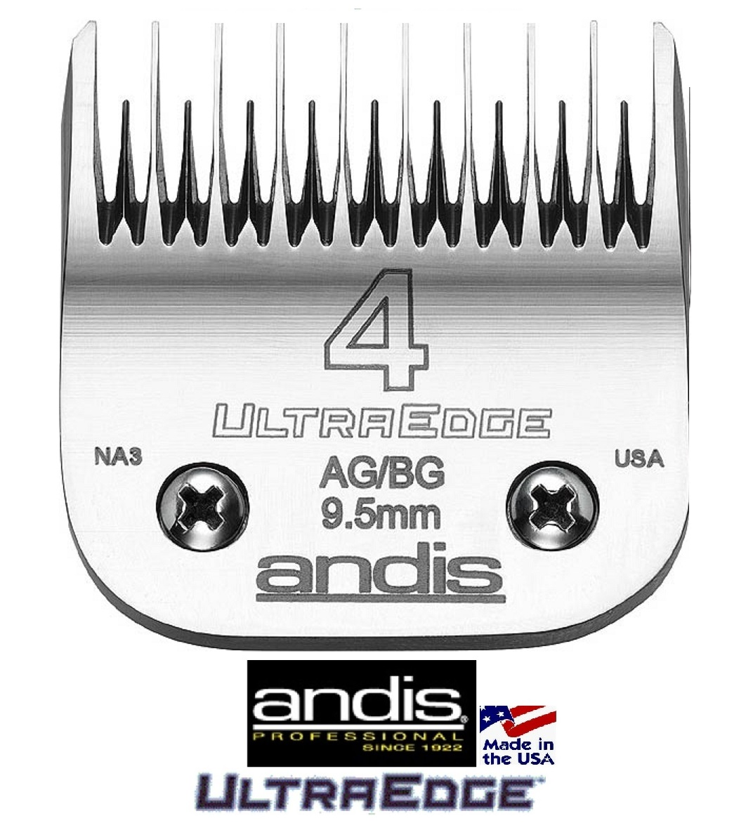 Andis UltraEdge 4 Skip PET GROOMING BLADE*Fit AGC2 AGC DBLC,Oster A5 A6 ...