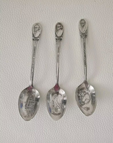WM Rogers Manufacturing Co Presidential Collectible Silver Spoons Set ...