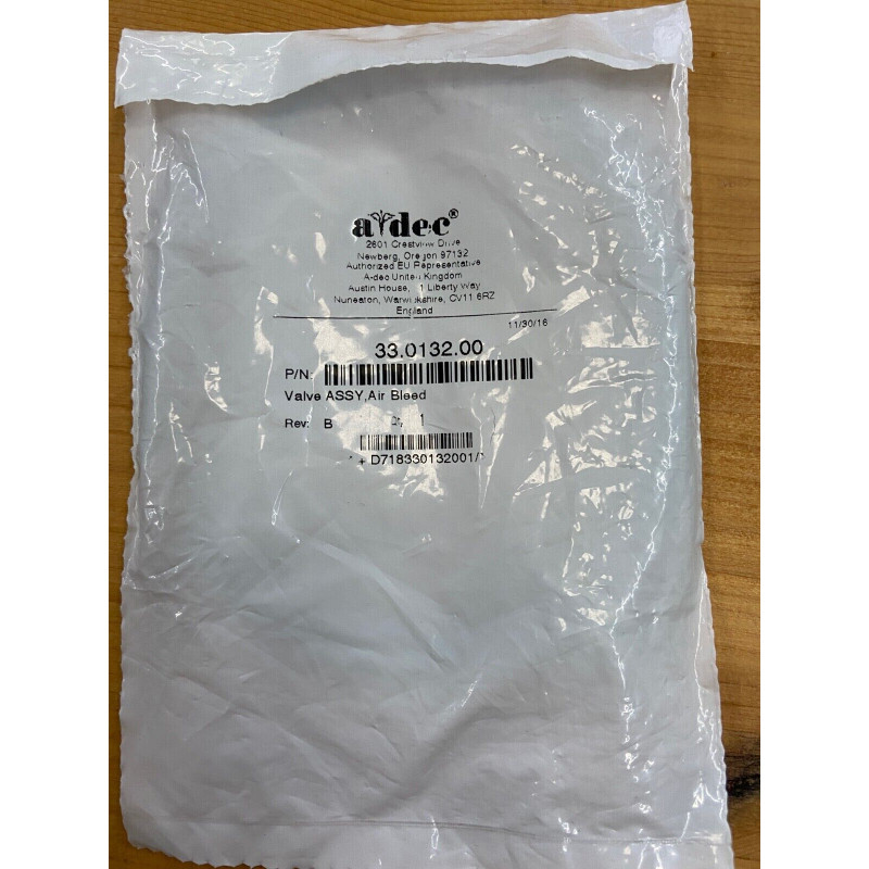Adec Valve Assembly, Air Bleed 33.0132.00 | eBay