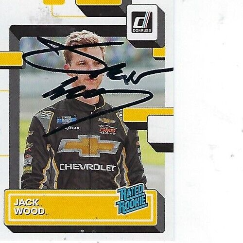 JACK WOOD SIGNED 2023 PANINI DONRUSS RACING #31 - NASCAR | eBay