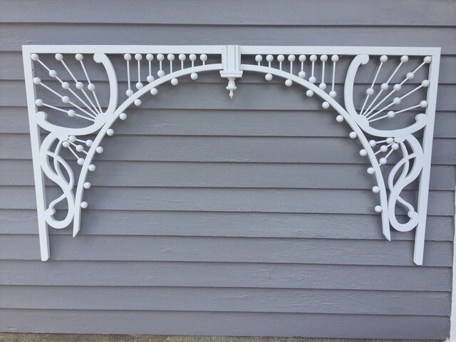 Victorian Fretwork Nouveau Gingerbread Spandrel For Old Home ...