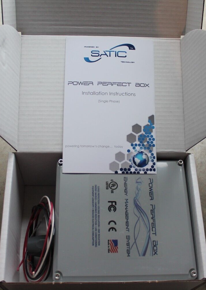 Satic Shield POWER PERFECT BOX Single Phase 1PPN NEW NIB Whole Home ...