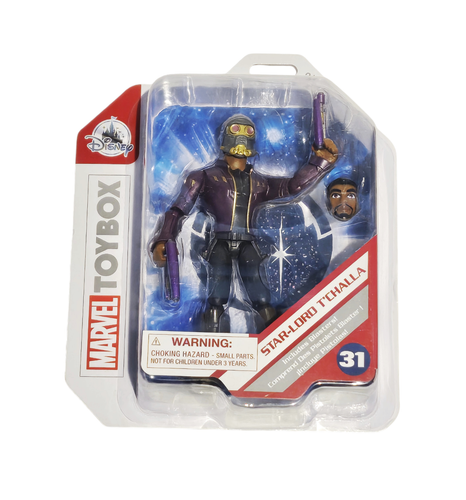 Disney Marvel Toybox Star-Lord T’Challa Action Figure #31 Includes ...