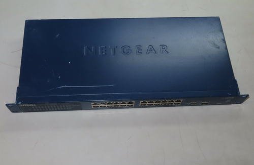 Netgear Prosafe GS724T 24 port gigabit smart switch w/ rack kits ...