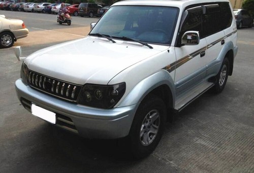 2x Black LED For Toyota Prado LC90 FJ90 1996-2002 Front Headlight ...