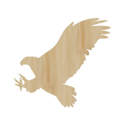 Laser Cut Out Wood Eagle Wood Shape Unfinished Laser Wood Bird Eagle ...