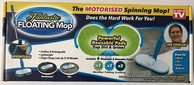 FANTASTIC FLOATING MOP THE MOTORISED SPINNING MOP NEW #3765NOB | eBay