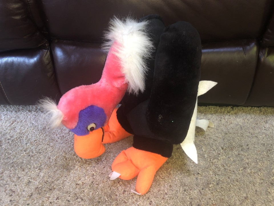 Vintage 1991 Acme 12" Buzzard Vulture Rare Plush Stuffed Animal Toy | eBay