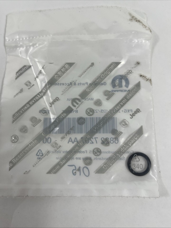 Genuine OEM Mopar Transmission Heater Tube O-Ring 68227208AB | eBay