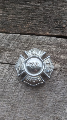 Vintage Baltimore City Fire Department Badge #79 BCFD Obsolete | eBay