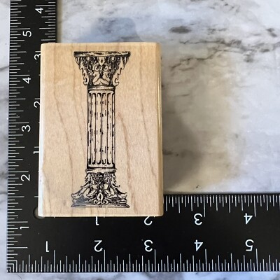 Rubber Stamp CORINTHIAN COLUMN Stampabilities GR1028 Architectural ...