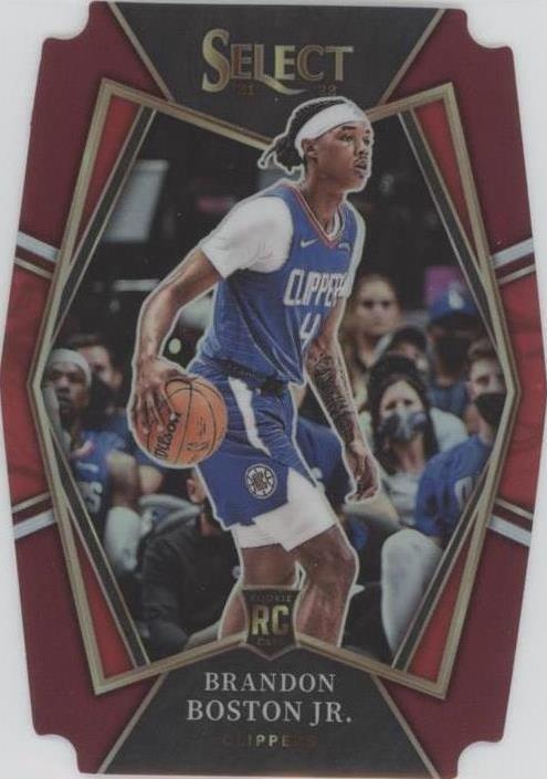2021-22 Panini Select - Premier Level Brandon Boston Jr. #194 Maroon ...