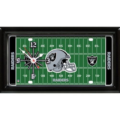 GTEI NFL Las Vegas Raiders Field Wall/Desk Clock for Home OR Office | eBay