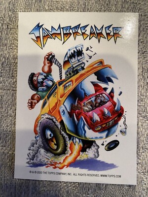 2020 Garbage Pail Kids Krashers GPK Jawbreaker #5 License Plate Card | eBay