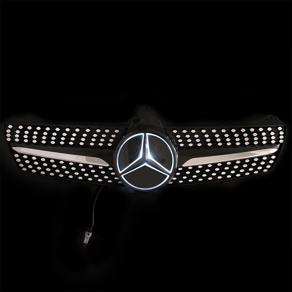 Front Grille w/LED Star For 2005-2008 Mercedes Benz CLS Class W219 ...