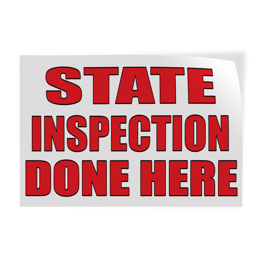 Texas Inspection Sticker Done Here