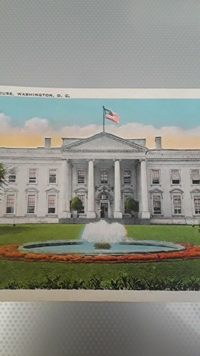 Vintage Postcard White House Washington DC Government | eBay