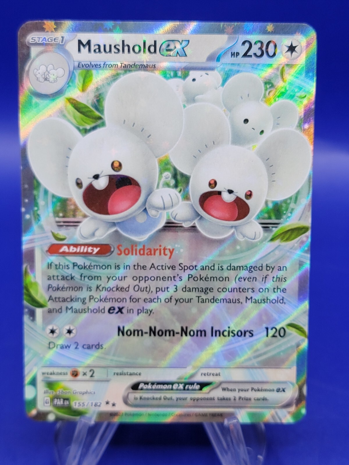 Maushold ex 155/182 Holo Double Rare - Paradox Rift - Pokémon TCG - NM ...