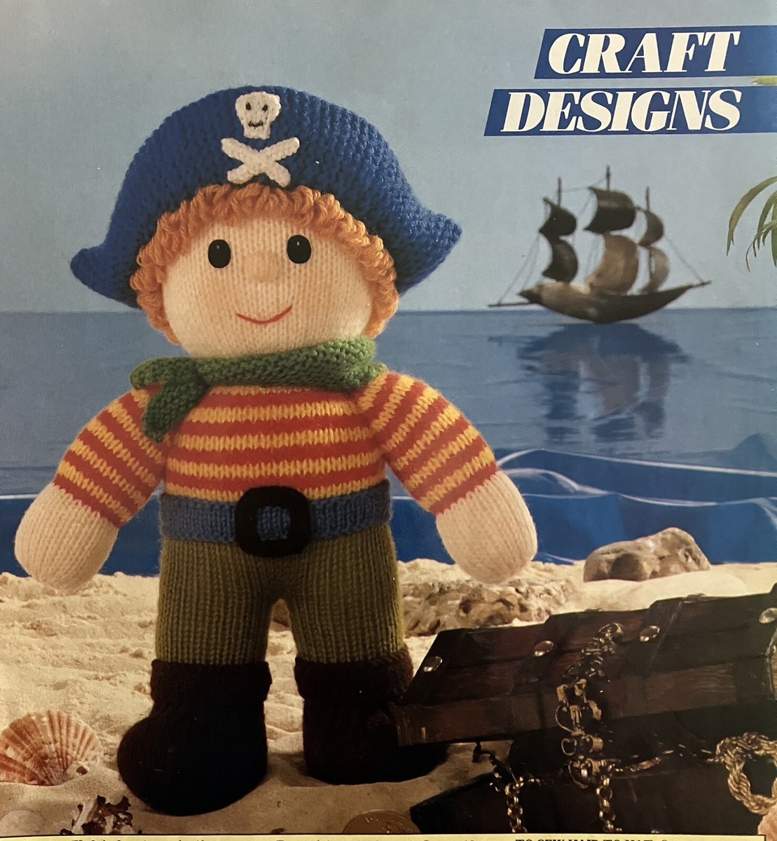 Knitting Pattern For Pirate Doll