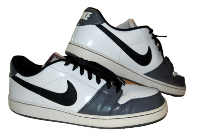 Nike Backboard Low Mens Size 12 White/Black/Gray Retro Vintage 378336 ...
