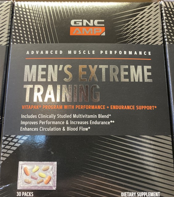 GNC Extreme Training Vitapak Capsule - 30 Count for sale online | eBay