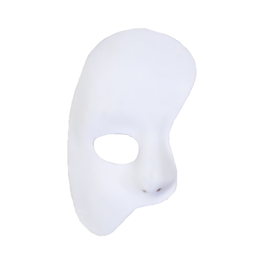 Half Face Drama Mask Mask Theatrical Half Face Mask CleanPNG