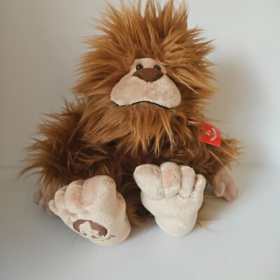Aurora Bigfoot Sasquatch Plush 12 inch Brown Stuffed Animal Toy With ...