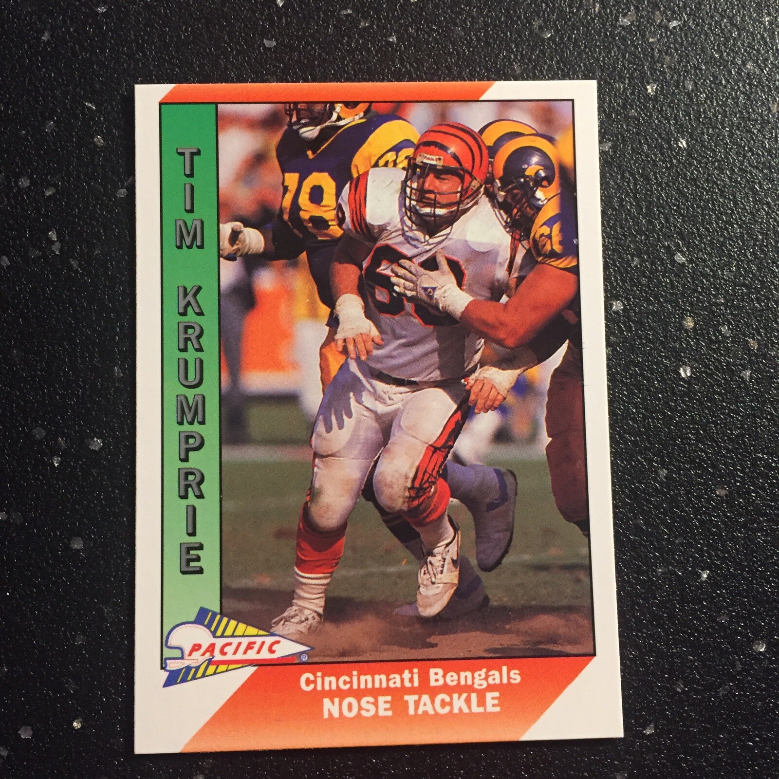 1991 Pacific - Tim Krumrie #70 Name Misspelled as Krumprie for sale ...