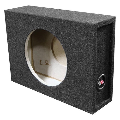 Qpower BQSHALLOW10SINGLE Single 10" Shallow Mount Subwoofer Box ...