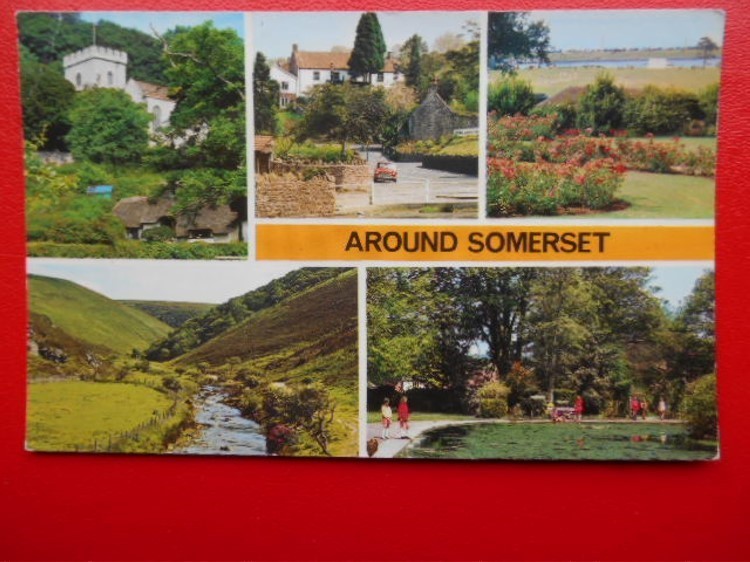 POSTCARD SOMERSET SOMERSET FIVE SCENES | eBay UK