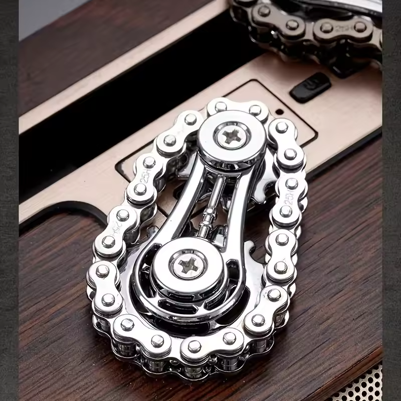 Metal Sprocket Flywheel Fidget Spinner – EDC Stress Relief Toy | eBay