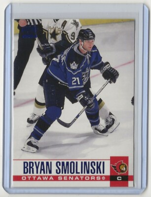 2003 2003-04 Pacific Blue #242 Bryan Smolinski 033/250 Ottawa Senators ...