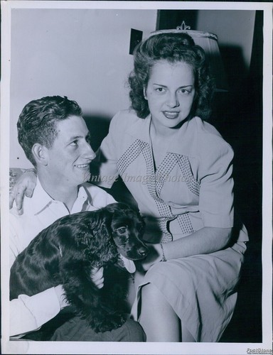 1945 Commando Charles E Kelly Wife Mary Dog Pittsburgh Wwii 7X9 Vintage ...