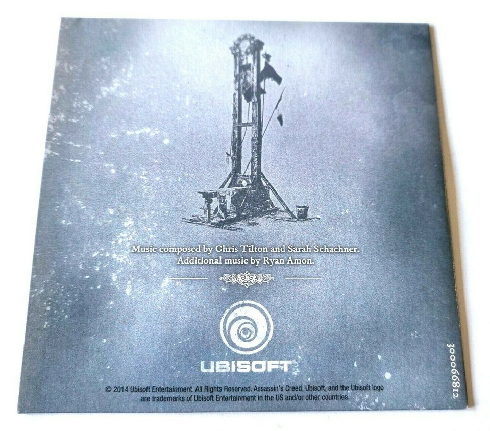 Ps4 Assassins Creed : Unity Soundtrack Limited Edition - Collectors ...
