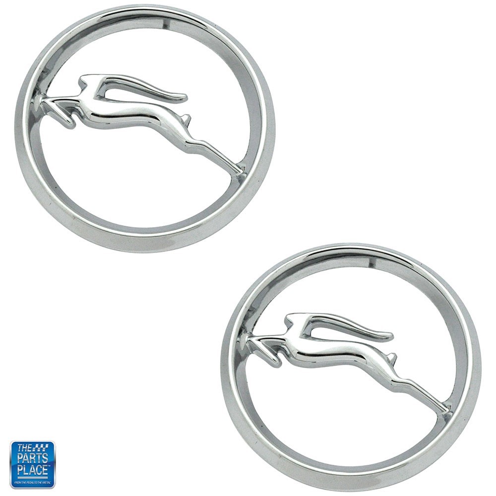 1967 Impala Rear Quarter Panel Emblem Pair - New | eBay