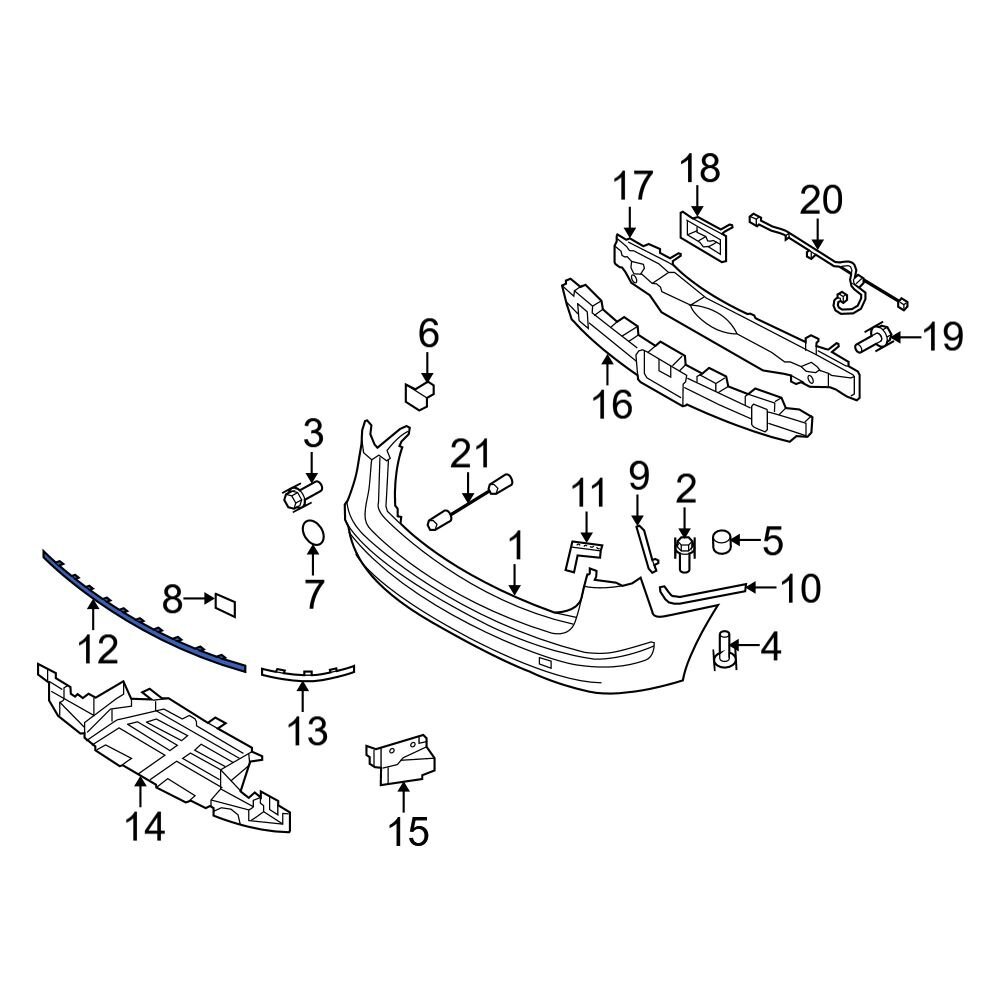 HYUNDAI OEM ELANTRA Rear Bumper-Impact Bar Rebar Beam Lower, 52% OFF